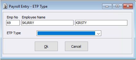 STP > Employment Termination Payments (ETP) functionality – ACR Software