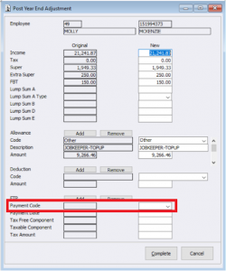 STP > Employment Termination Payments (ETP) functionality – ACR Software